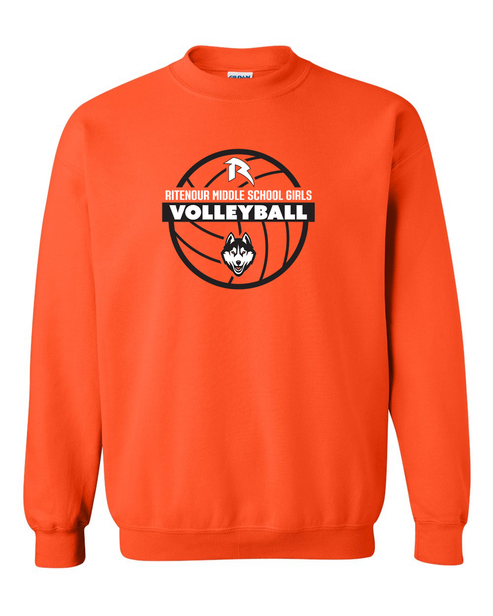 RMS Volleyball - Crewneck Sweater - by Mattingly's Embroidery – By Jack